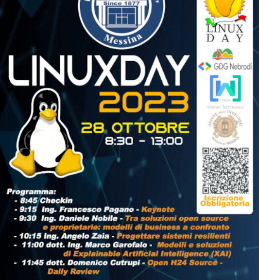 ‘Linux Day 2023’: all’istituto Verona Trento di Messina importante convegno - Il Cittadino di ...