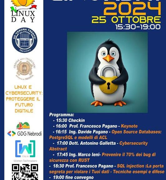 L’IIS Verona Trento di Messina ospiterà il ‘Linux Day 2024’: tema di ...